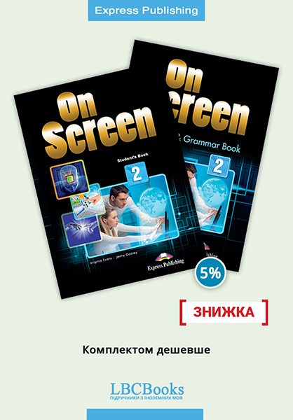 On Screen 2 Student’s Book and Workbook — Купити — Express Publishing