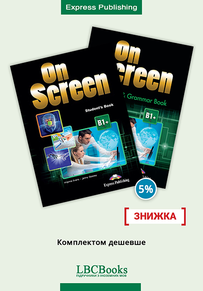 On Screen B1+ Student’s Book and Workbook — Купити — Express Publishing